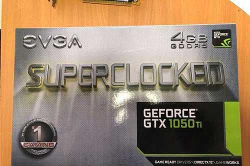Видеокарта evga GeForce GTX 1050Ti 4GB