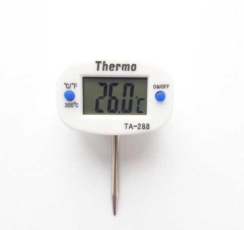 Термометр цифровой поворотный TA-288 короткий