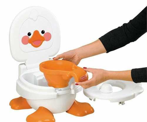 Музыкальный горшок Fisher Price Веселый Утенок