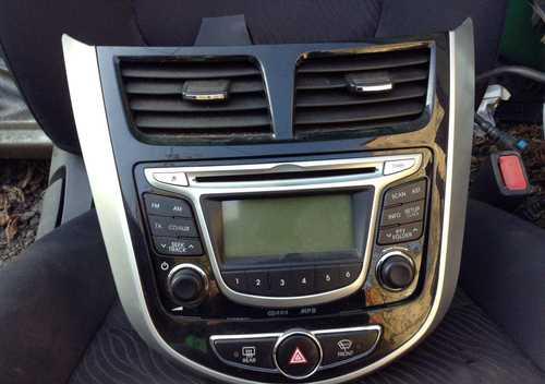 Штатная магнитола Hyundai Solaris 1-2, 2010-2019