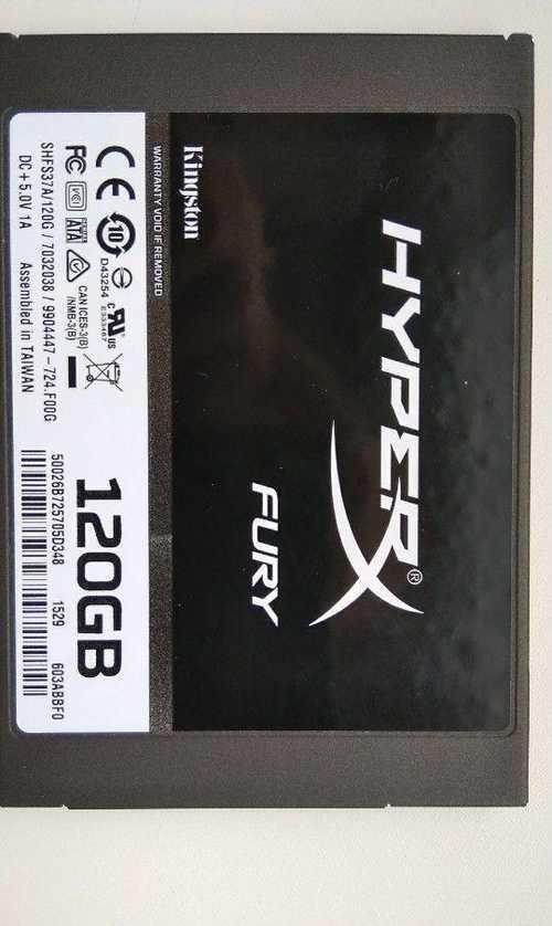 Жесткий диск SSD 120 Gb