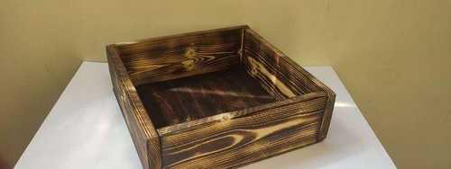 Деревянная коробка для подарка и тд