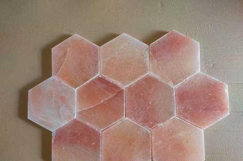Плитка шестигранная из гималайской соли