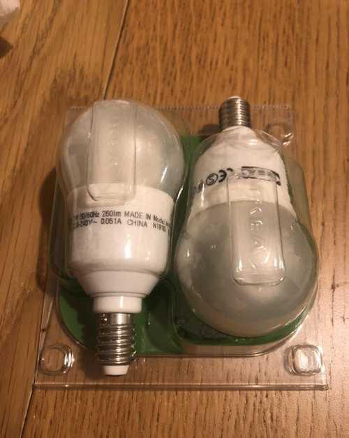 Лампа энергосберегающая 7W E14 IKEA Икеа