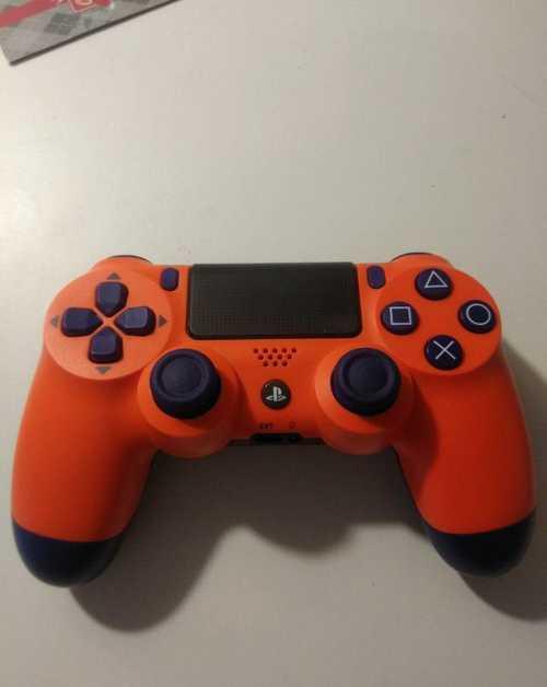 Dualshock 4 sunset orange для ps4