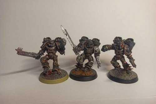 Chaos Space Marine Raptors x3