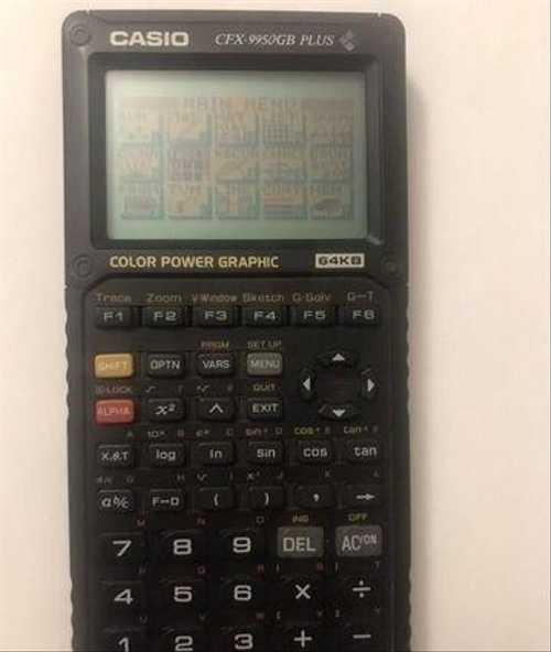 Инженерный калькулятор casio CFX-9950GB plus