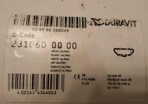 Раковина duravit 60см