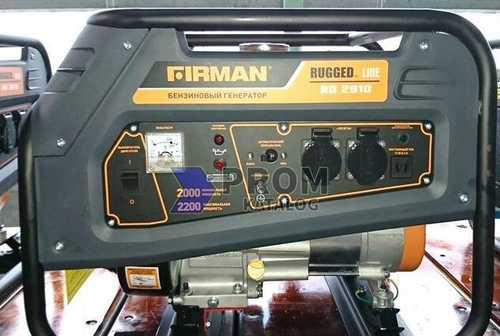 Бензиновый электрогенератор Firman rugged RD2910E