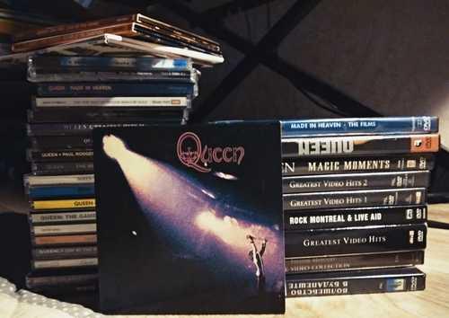 Личная музыкальная коллекция группы Queen CD DVD