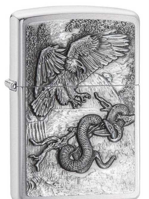 Зажигалка Zippo 29637 - Eagle vs. Snake