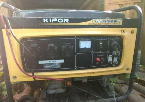 Бензиновый генератор kipor KGE6500E