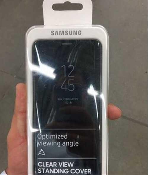SAMSUNG Galaxy s9+чехол clear cover black