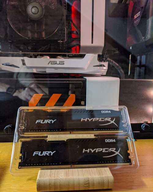8Gb (2x4) DDR4 оперативная память Kingston HyperX