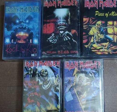 Аудиокассеты с записью Iron Maiden