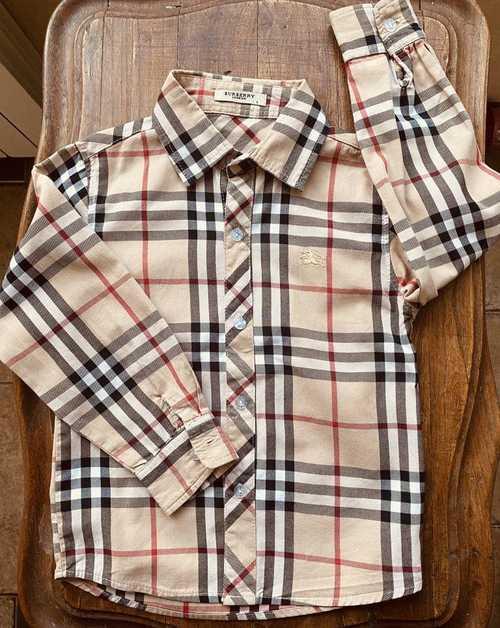 Рубашка Burberry на 3-5 лет