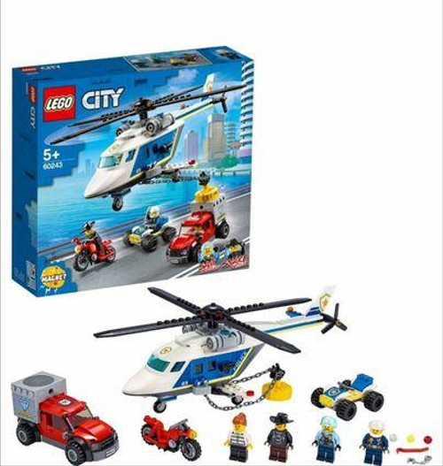 Конструктор lego City 60243 Погоня на полицейском