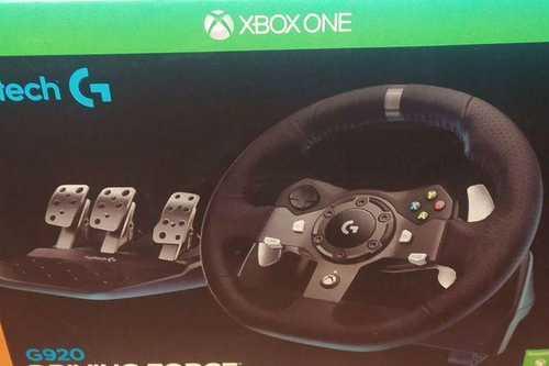 Руль Logitech G920 Driving Force + Коробка передач