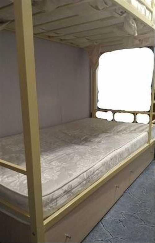 Двухъярусная кровать пирус с ящиками