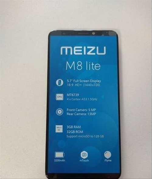 Дисплей с сенсором Meizu M8 Lite, M816h, IPS, ориг
