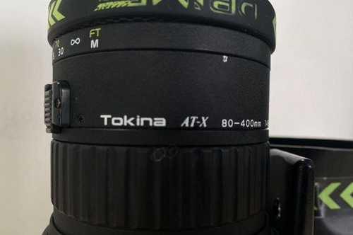 Объектив Tokina AT-X 80-400 Canon EF-EF-S