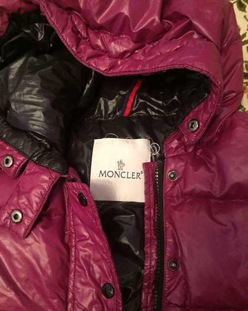 Куртка Moncler б/у, рост 140