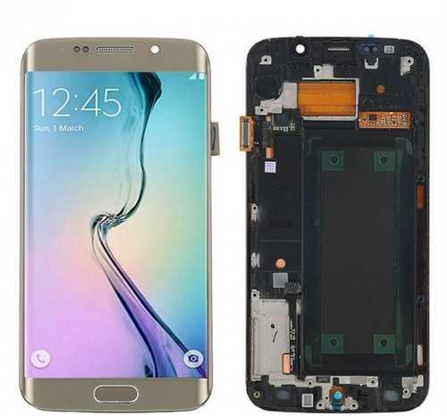Дисплей для Samsung S6 edge с установкой