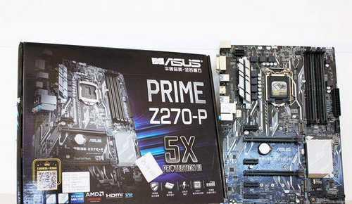 Материнская плата 1151 asus prime Z270-P