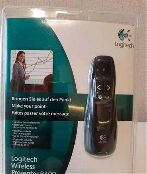 Презентер Logitech Wireless Presenter R400