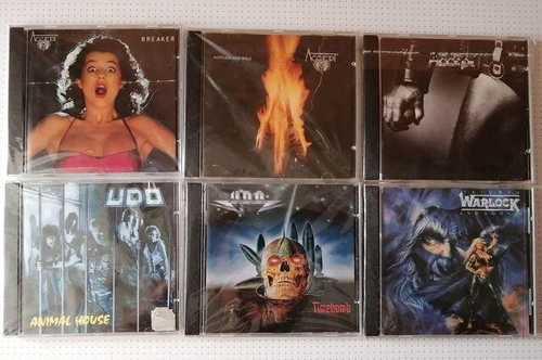 Фирменные CD "Accept", "U.D.O.", "Warlock"