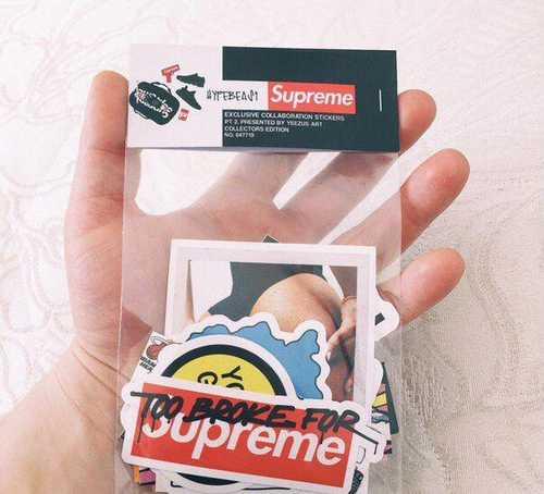 Supreme 3.0 набор стикеров