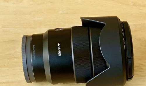 Sony 18 105mm f 4 g oss. Sony 18-105mm f/4 g oss PZ E.