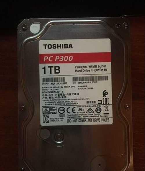 Жесткий диск HDD Toshiba PC P300 1tb