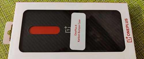 Карбоновый чехол/бампер на OnePlus 8