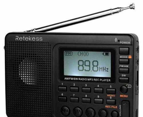 Цифровой радиоприемник с mp3плеером Retekess V115