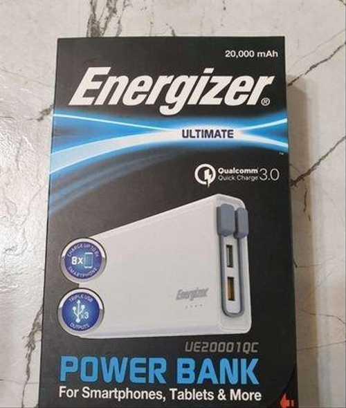 Energizer UE20001QC Power bank портативный акб