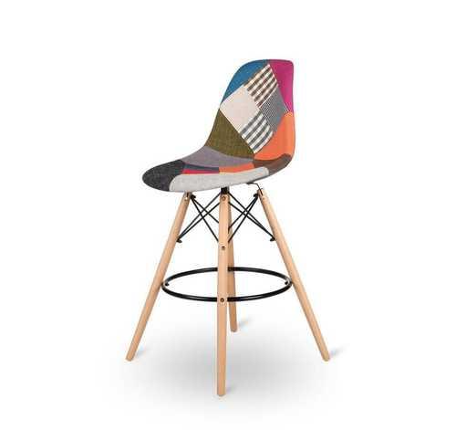 Стул барный Eames патчворк