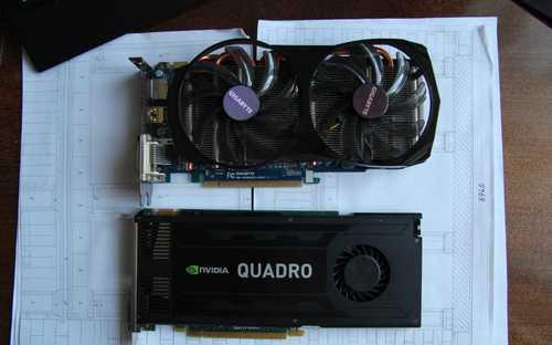Видеокарта gtx 660 2gb и Quadro K4000 3Gb