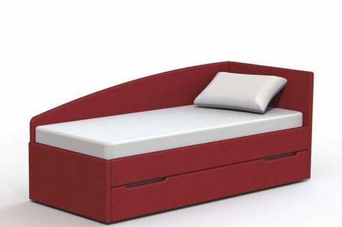 Кровать с ортопедическим матрасом и ящиком для белья