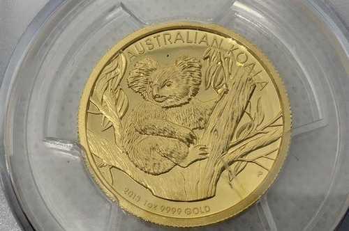 Золотая монета Австралии Коала 2013г