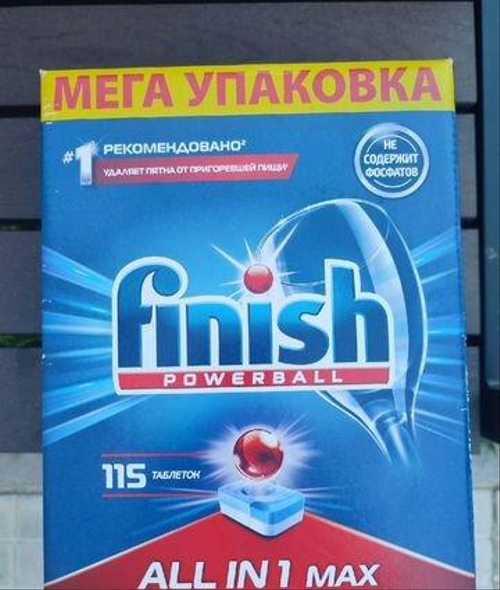 Капсулы finish для посудомойки