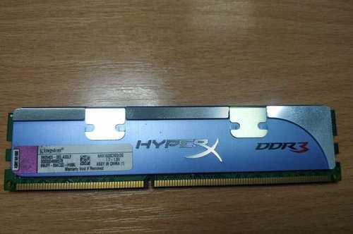 Оперативная память 2 Gb Kingston Hyper X DDR3 (KHX