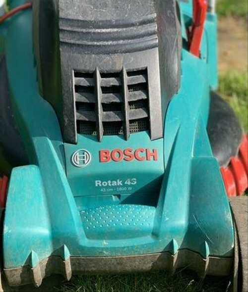 Газонокосилка электрическая Bosch rotak 43