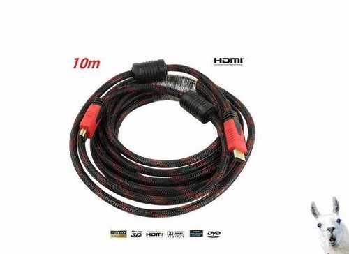 Кабель hdmi-hdmi, 10 метров, (ver 1.4)