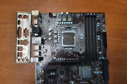 Материнская плата msi b150m pro vdh
