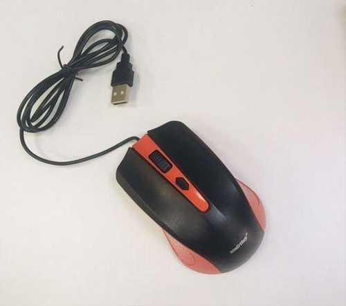 Мышь проводная Smartbuy ONE SBM-352-RK черно-красн