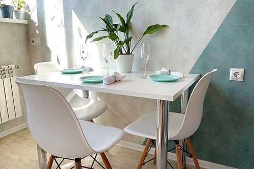 Обеденная группа Just Eames кухонный стол и стулья