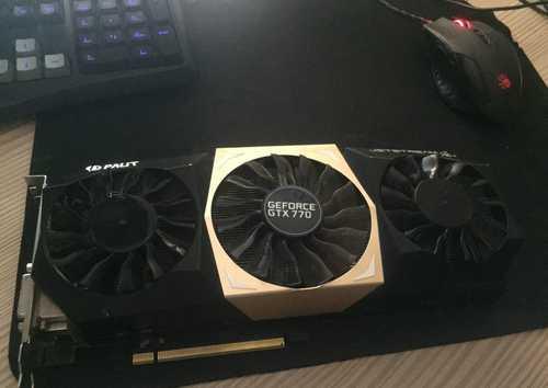 Видеокарта на запчасти. Palit Jetstream GTX770 4gb