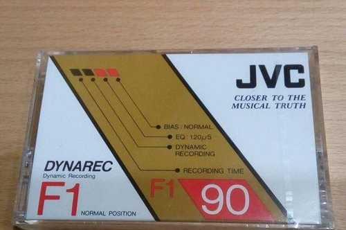 Аудиокассета JVC dynarec F1 90 1983г