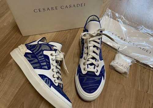 Новые мужские кеды Cesare Casadei (оригинал)